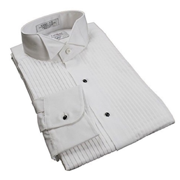 KYLE THOMAS | Shirts | Kyle Thomas 4 Pleat Wing Collar Tuxedo Shirt ...